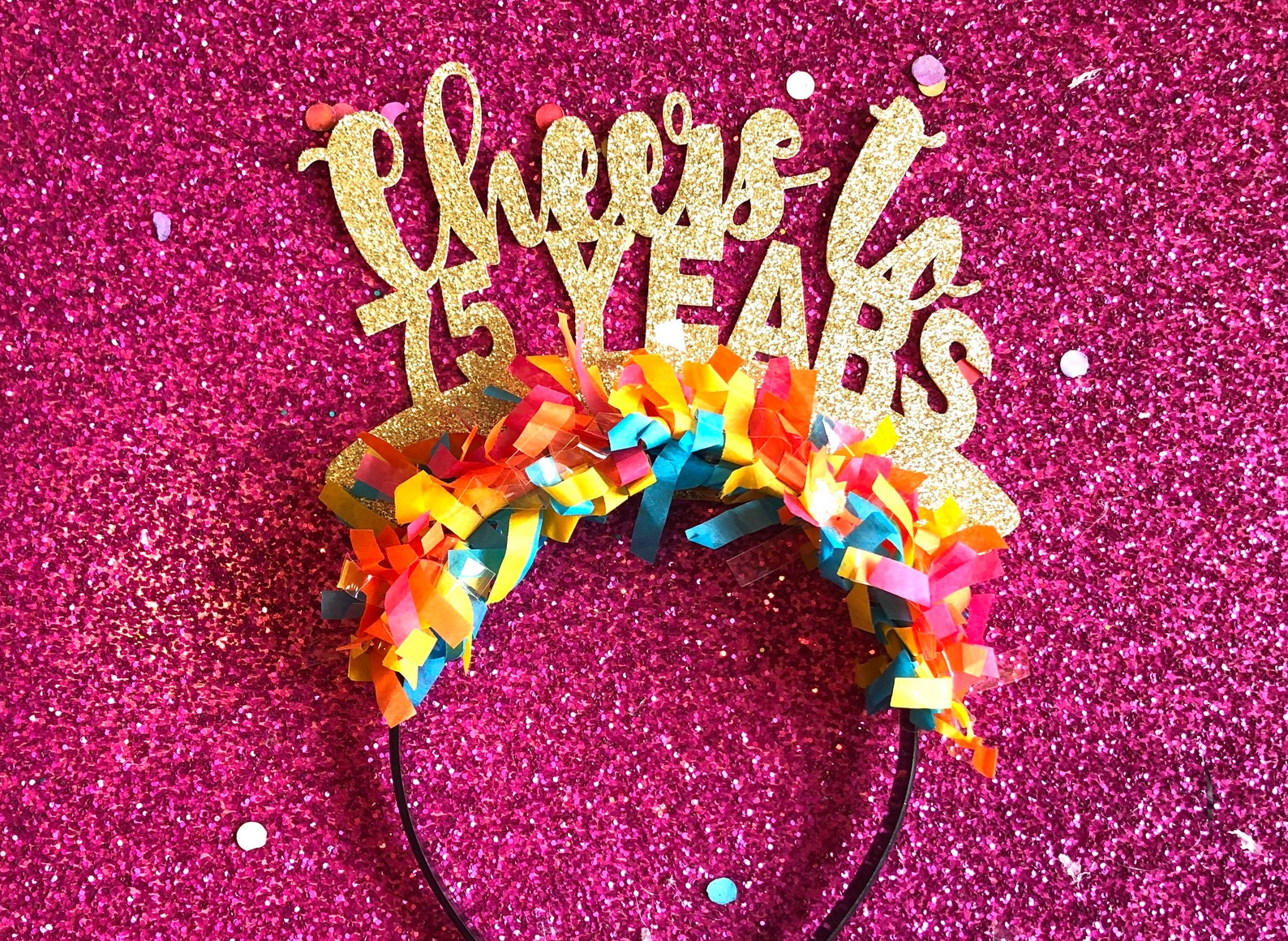 Cheers to 75 Years Birthday Headband 75th Birthday Crown - Etsy