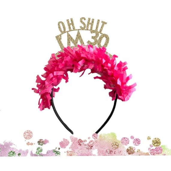 30th birthday headband store