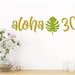 Aloha 30 Birthday Banner, 30th Birthday Banner, 30th Birthday Party ...
