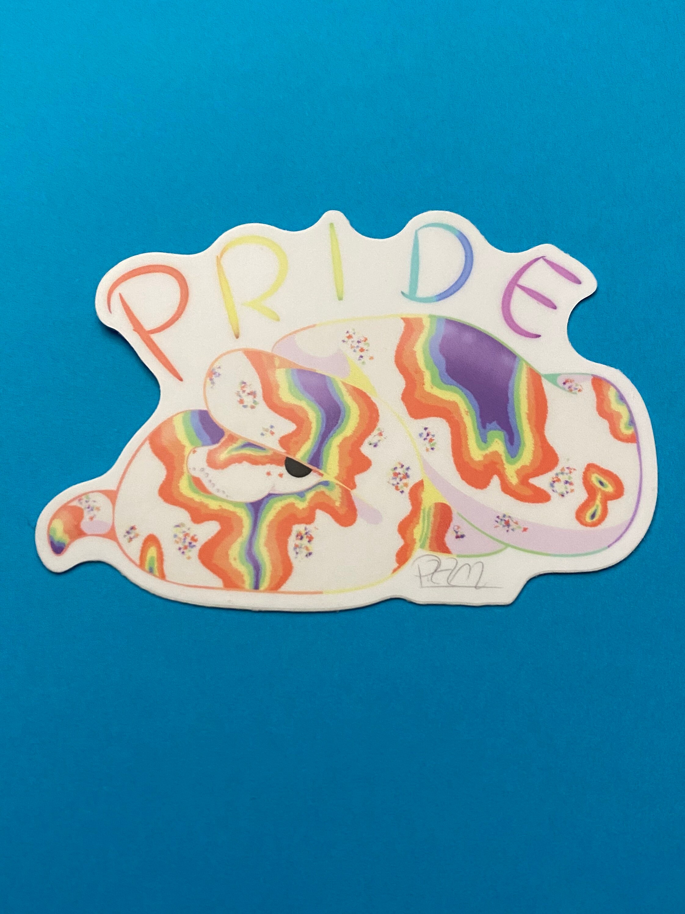 Pride Snake Sticker. Waterproof Sticker. Water Bottle Sticker. Laptop ...