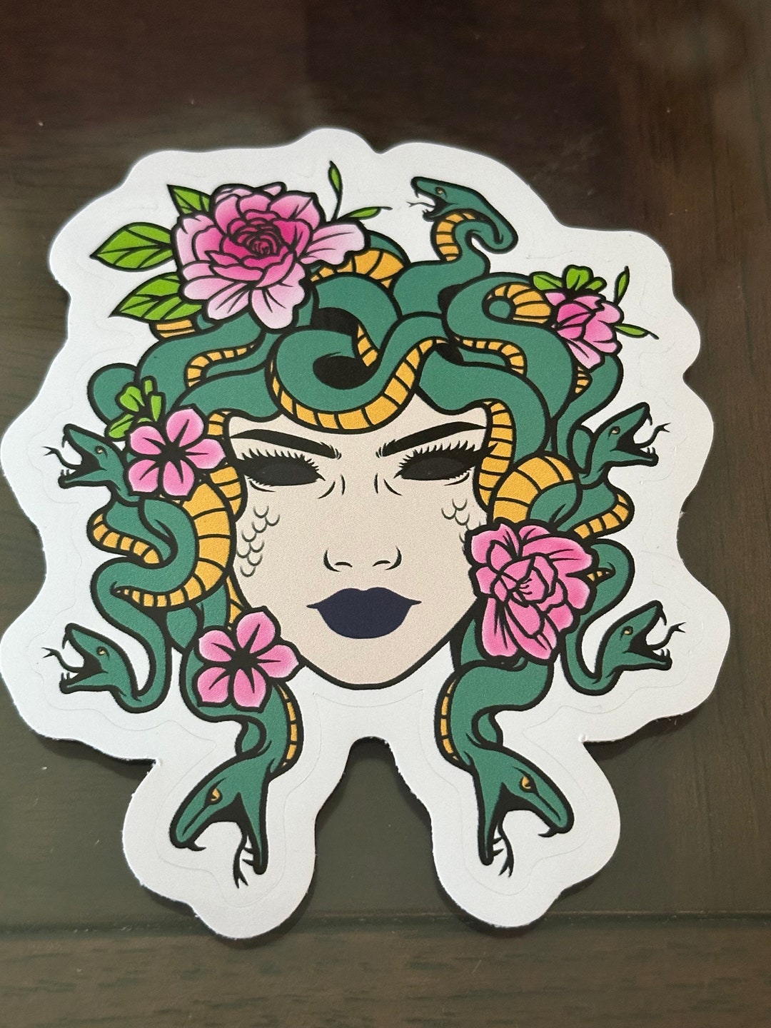 Medusa Sticker, Medusa Water Bottle Sticker, Waterproof Medusa Sticker ...