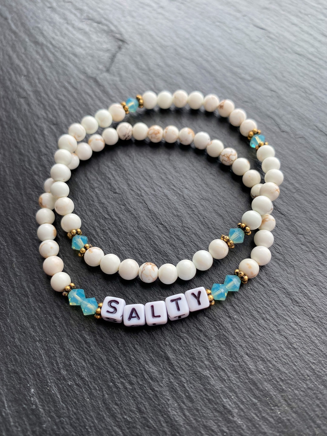 Custom Word Bracelet | Word Bracelet | Beaded Bracelet - Etsy