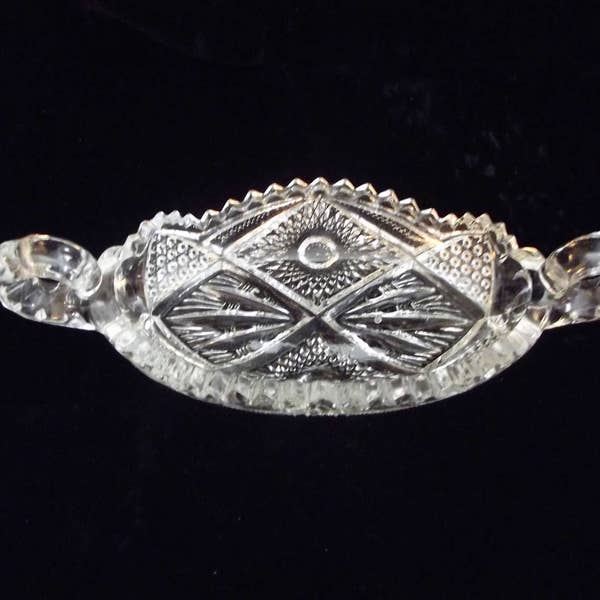 Crystal Pickle Dish - Etsy
