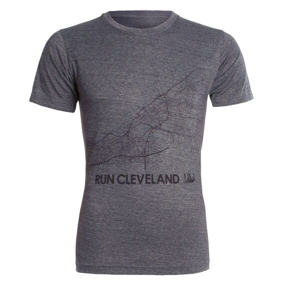 Items similar to Men's RUN CLEVELAND 13.1 Dri-Blend Tees on Etsy