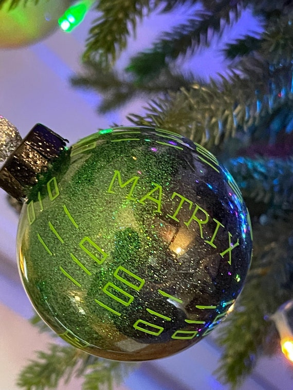 Ornaments & Accents Home Décor Keanu Reeves Matrix Holiday/Christmas ...