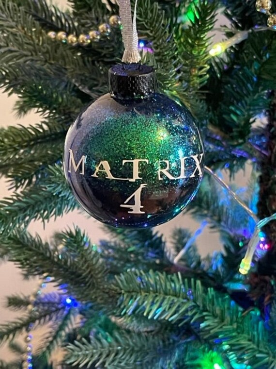 Ornaments & Accents Home Décor Keanu Reeves Matrix Holiday/Christmas ...