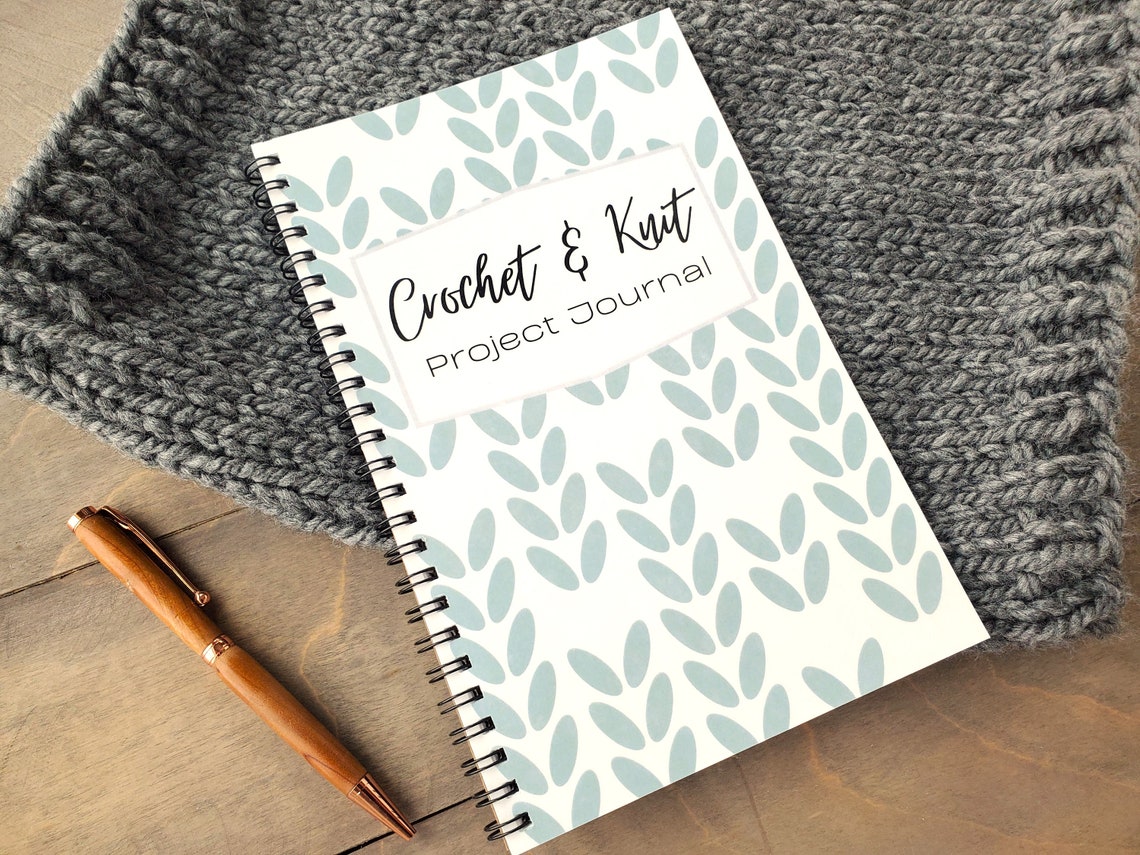 Crochet and Knitting Project Journal, Knit Project Planner, Tracker ...