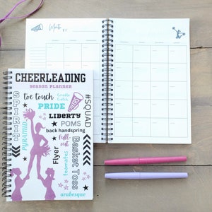 Cheer Season Planner Record Your Goals, Competition Notes, Squad ...
