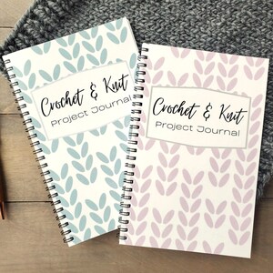 Crochet and Knitting Project Journal, Knit Project Planner, Tracker ...