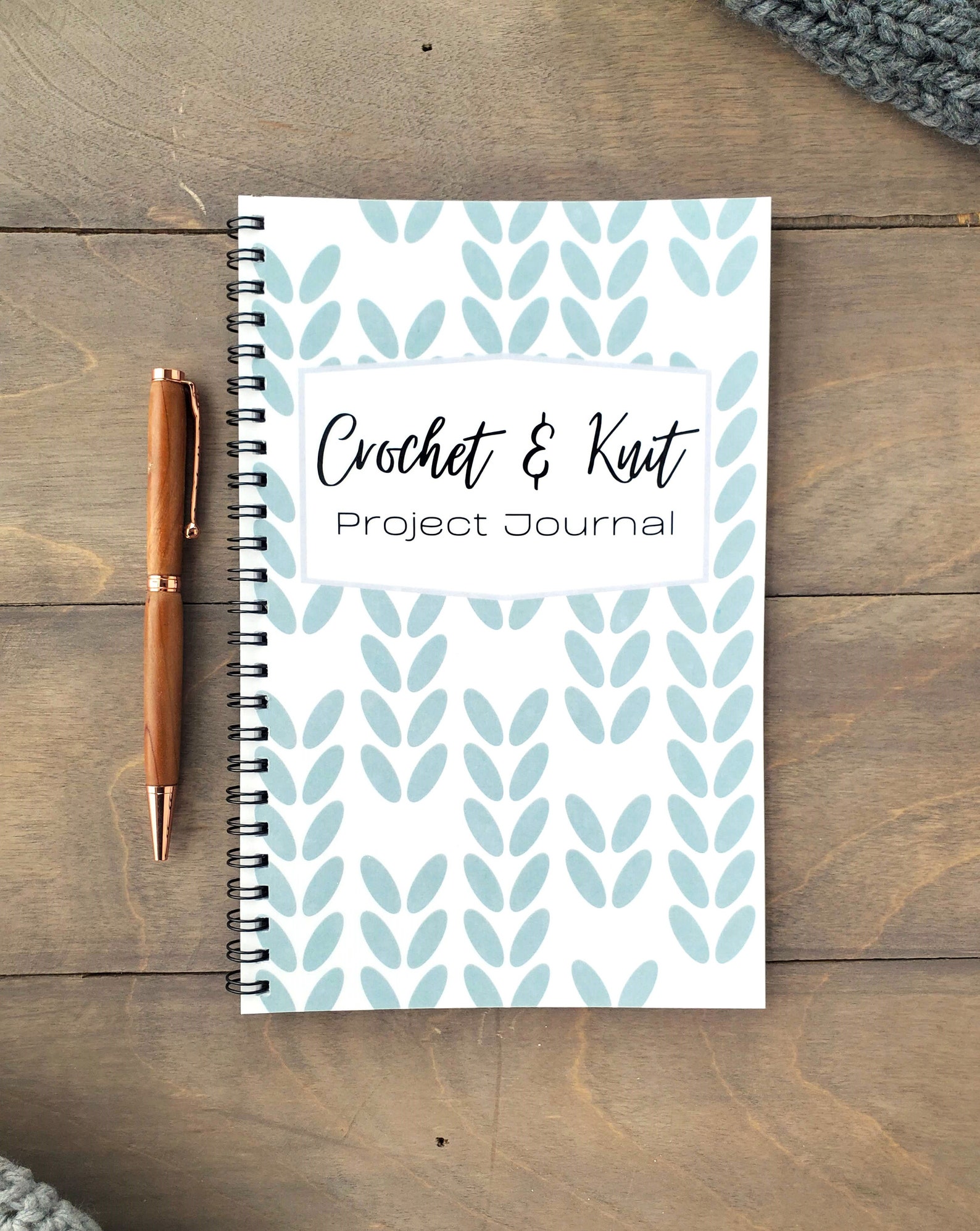 Crochet and Knitting Project Journal, Knit Project Planner, Tracker ...