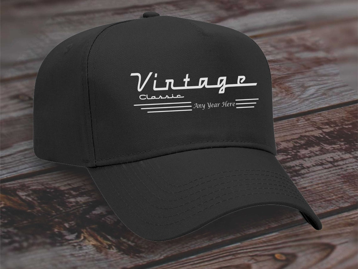 Custom Birthday Cap Vintage Classic Car Guy Birthday Cap | Etsy