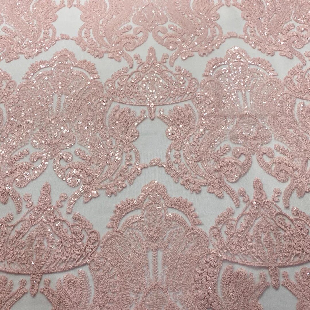 Princess Lace Fabric by the Yard in Blush - Etsy