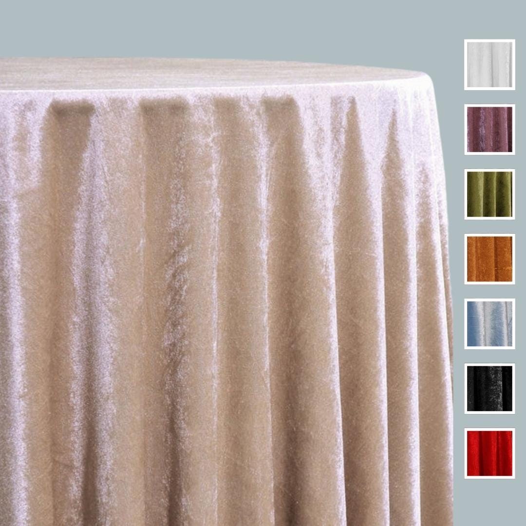 Lush Velvet Table Linens - Etsy
