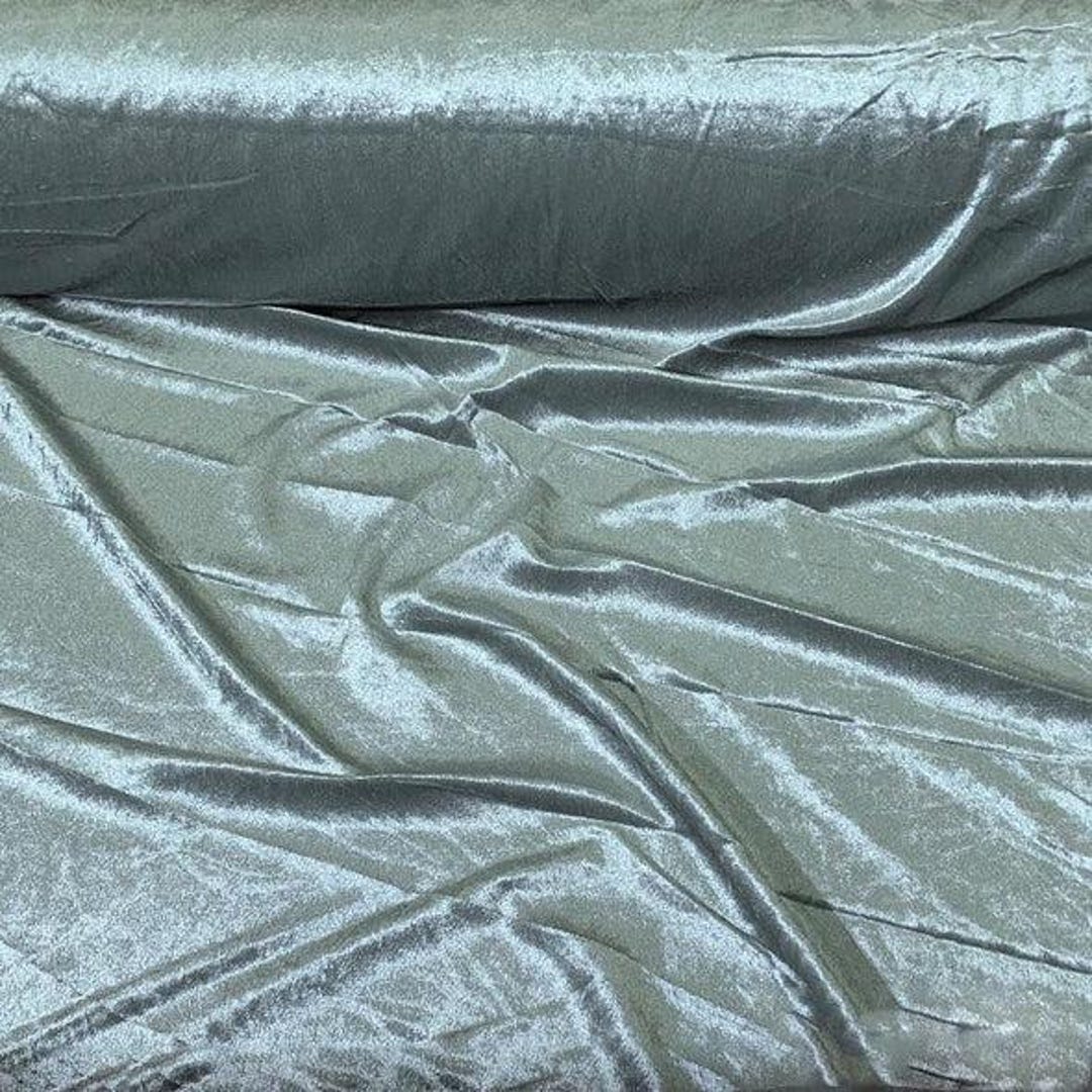 Lush Velvet Fabric by the Yard in Seafoam - Etsy