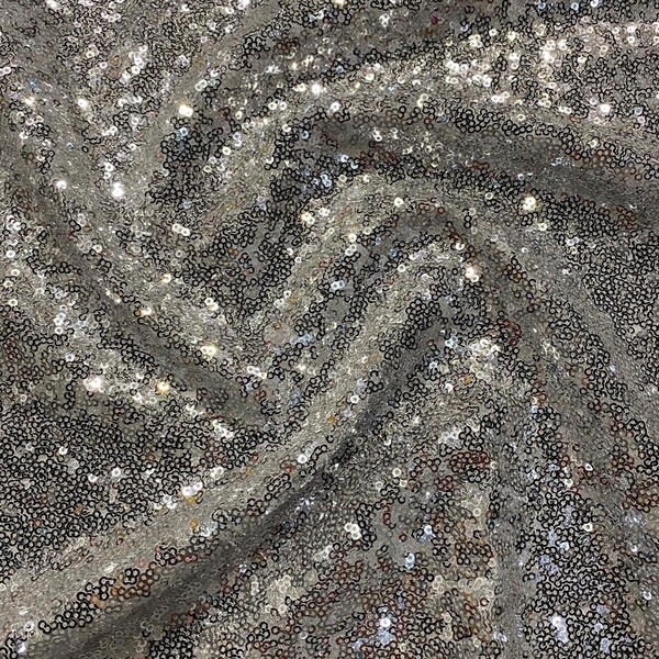 Silver Sequin Linen - Etsy