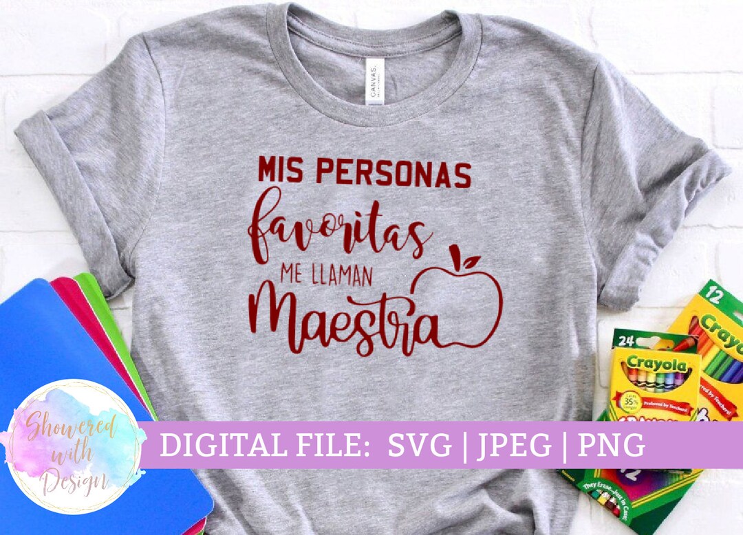 Bilingual Spanish SVG, Tshirt Decal, DIGITAL Design, PNG Jpg, Teacher ...