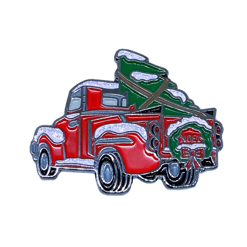 Christmas Enamel Pin - Etsy