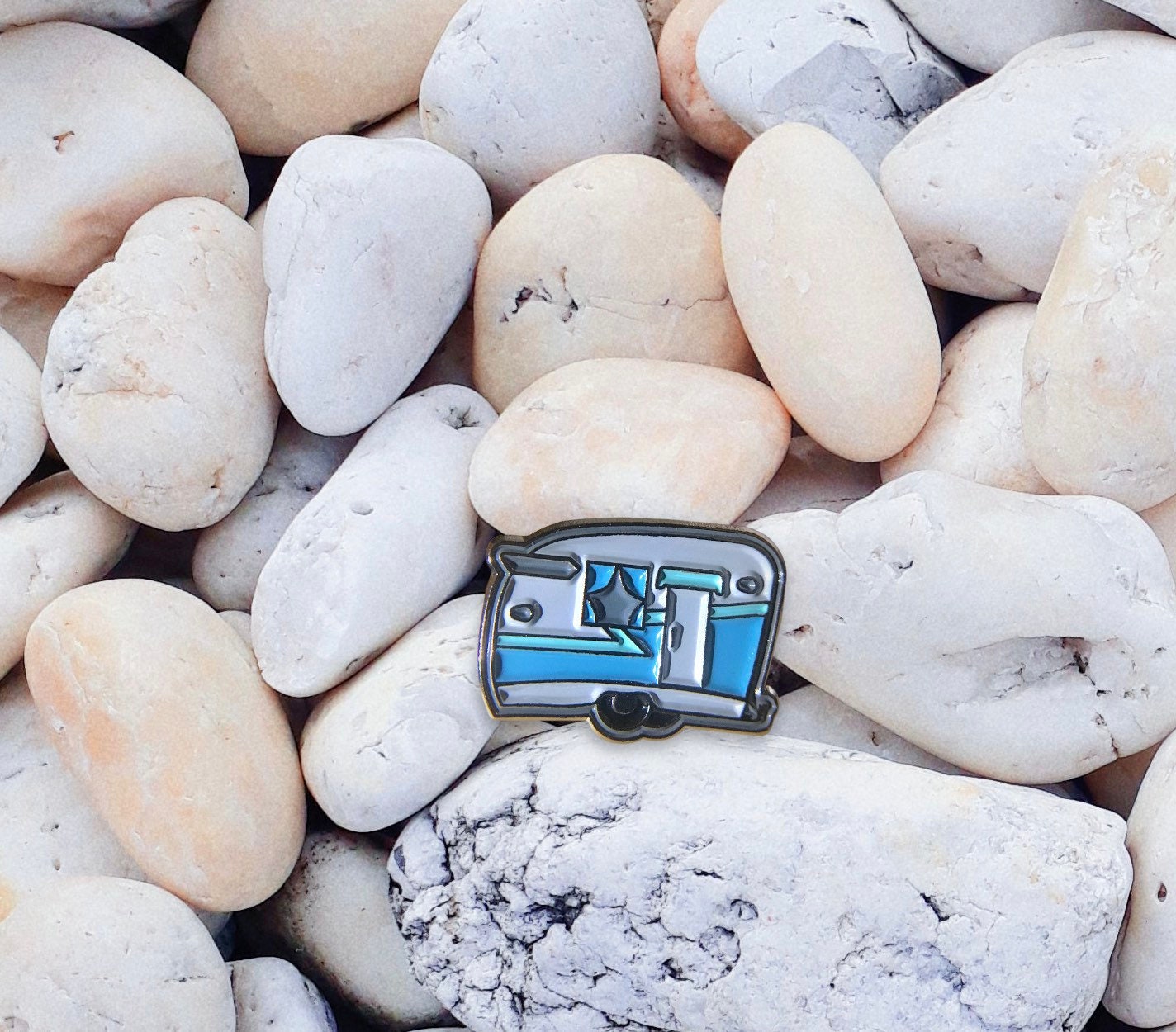 Camper Enamel Pin | Retro Canned Ham | Camping Adventure Soft Enamel ...