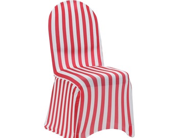 White Universal Stretch Fitted Spandex Folding Chair Covers, for ...