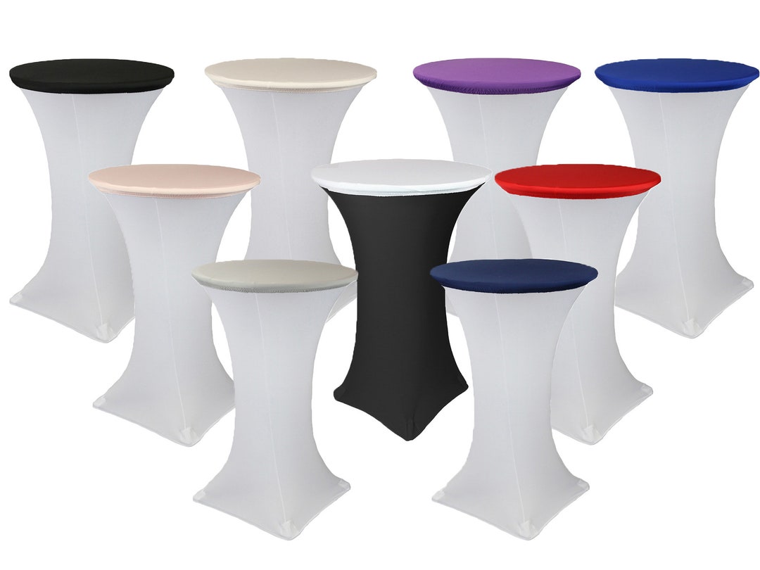 Stretch Spandex 30 Inch Round Table Topper/cap | Wedding, Christmas ...