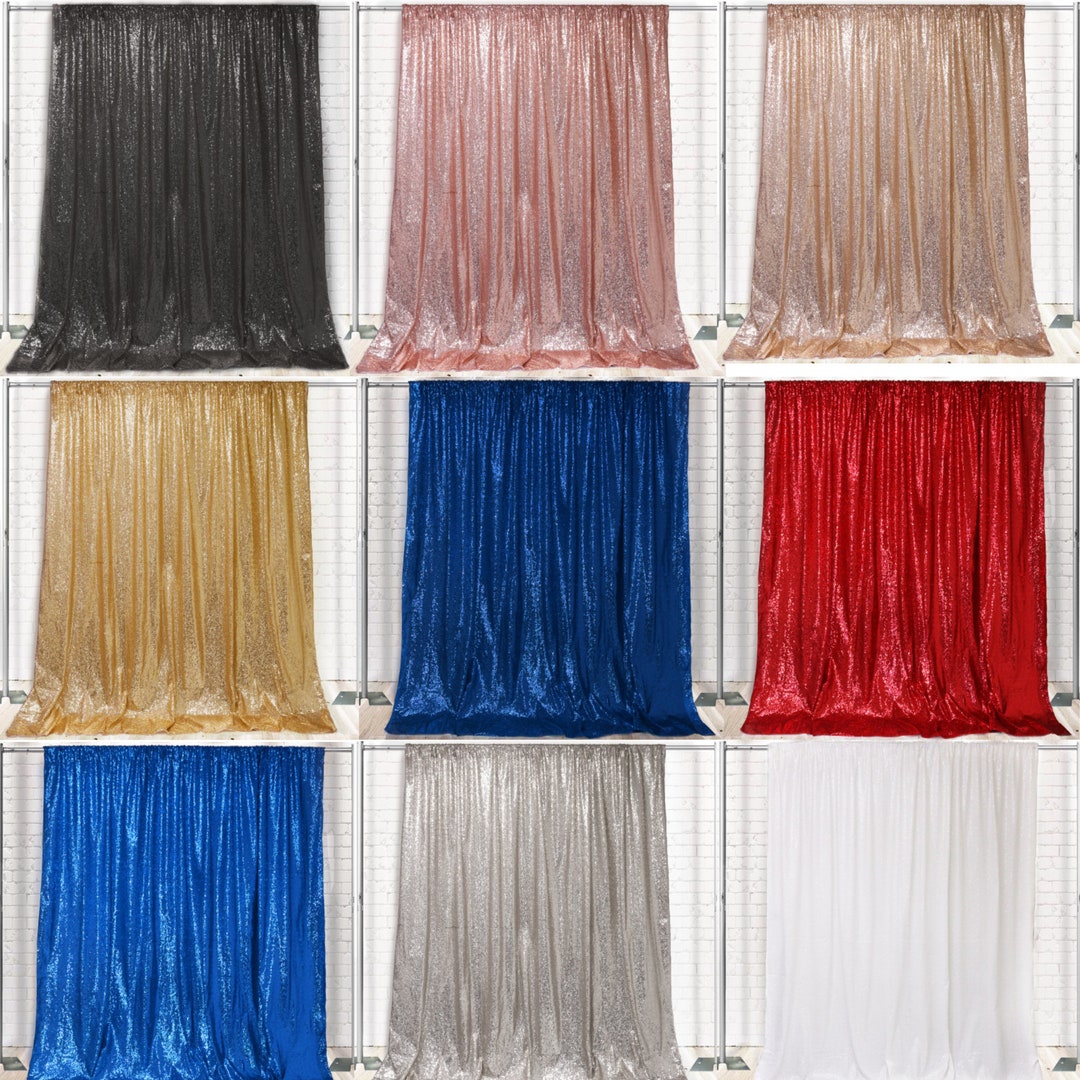 Glitz Sequin on Taffeta Drape/backdrop 12 Ft X 104 Inches | Wedding ...