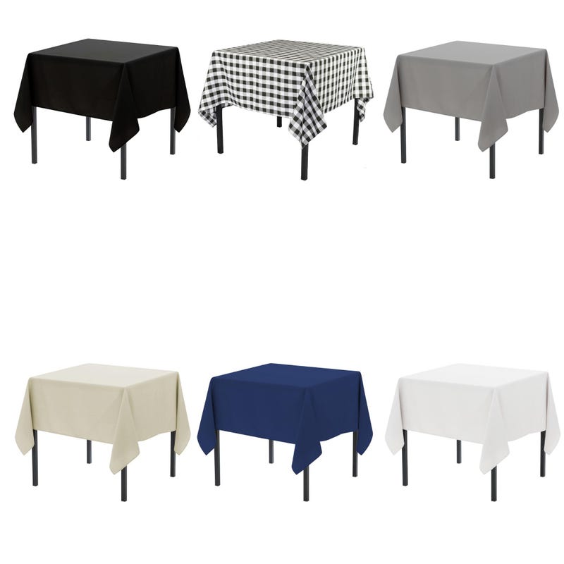 70x70 Square Tablecloths - Etsy