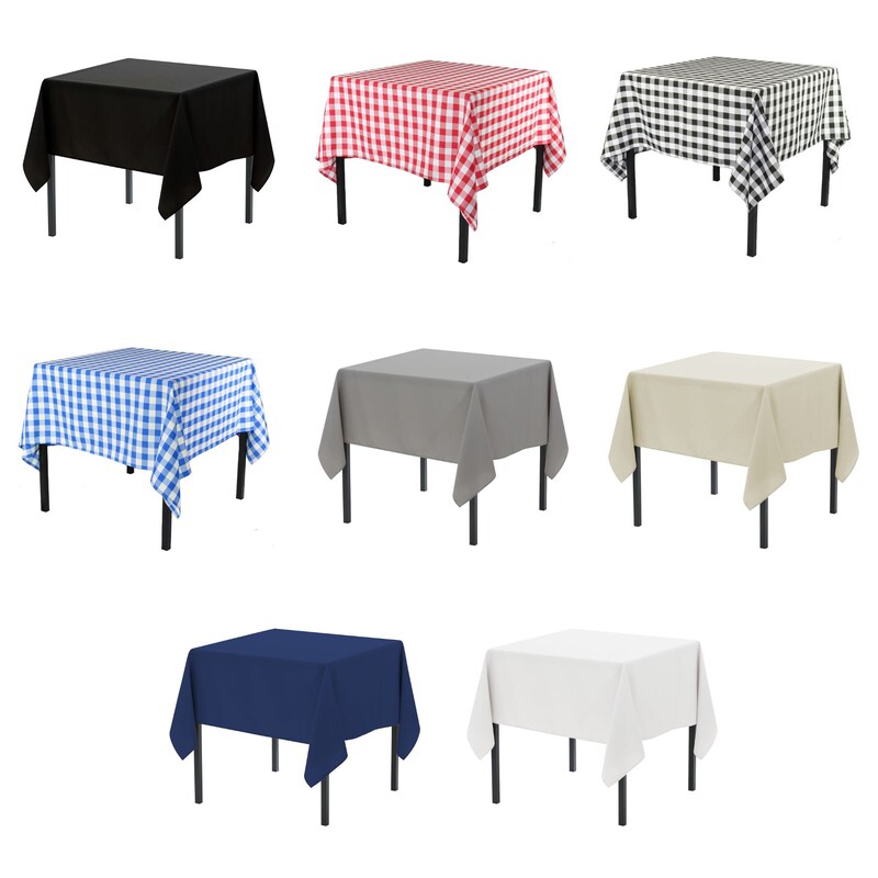 70x70 Square Tablecloths - Etsy