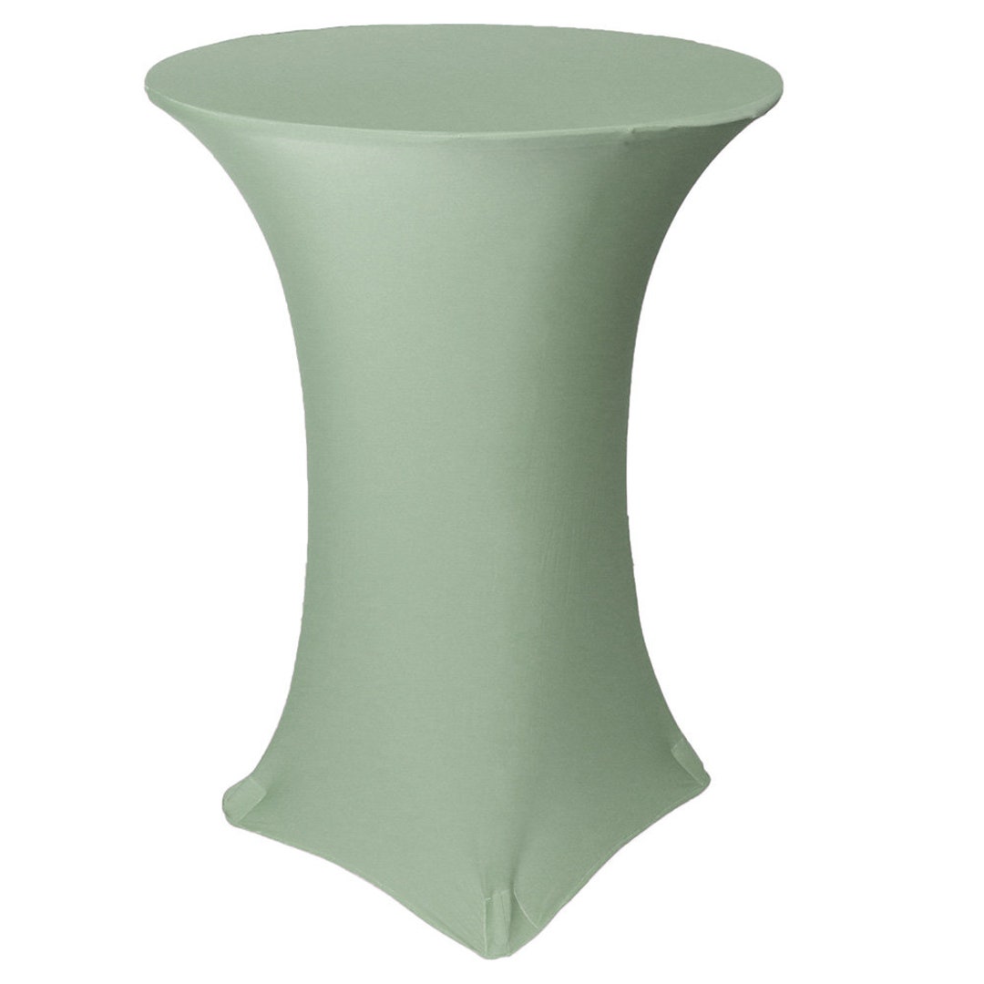 Sage Green 30 Inch Highboy Cocktail Round Stretch Spandex - Etsy