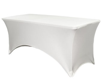 Blush 6 FT Rectangular Spandex Table Cover Wholesale - Etsy