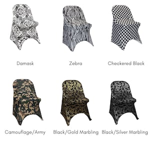 Stretch Spandex Folding Chair Covers | Wedding, Christmas, Holiday ...