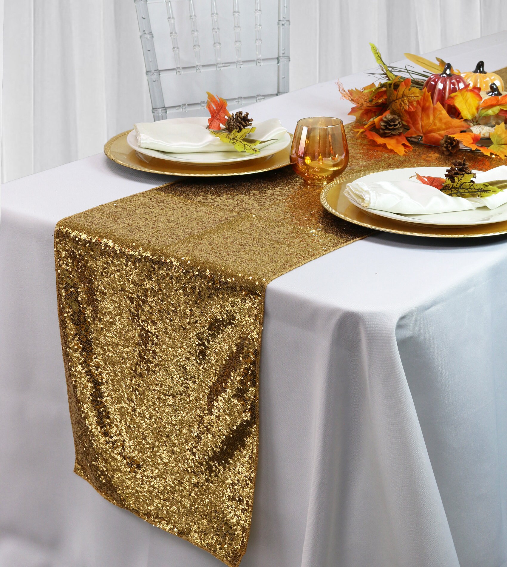 Gold Sequin Table - Etsy