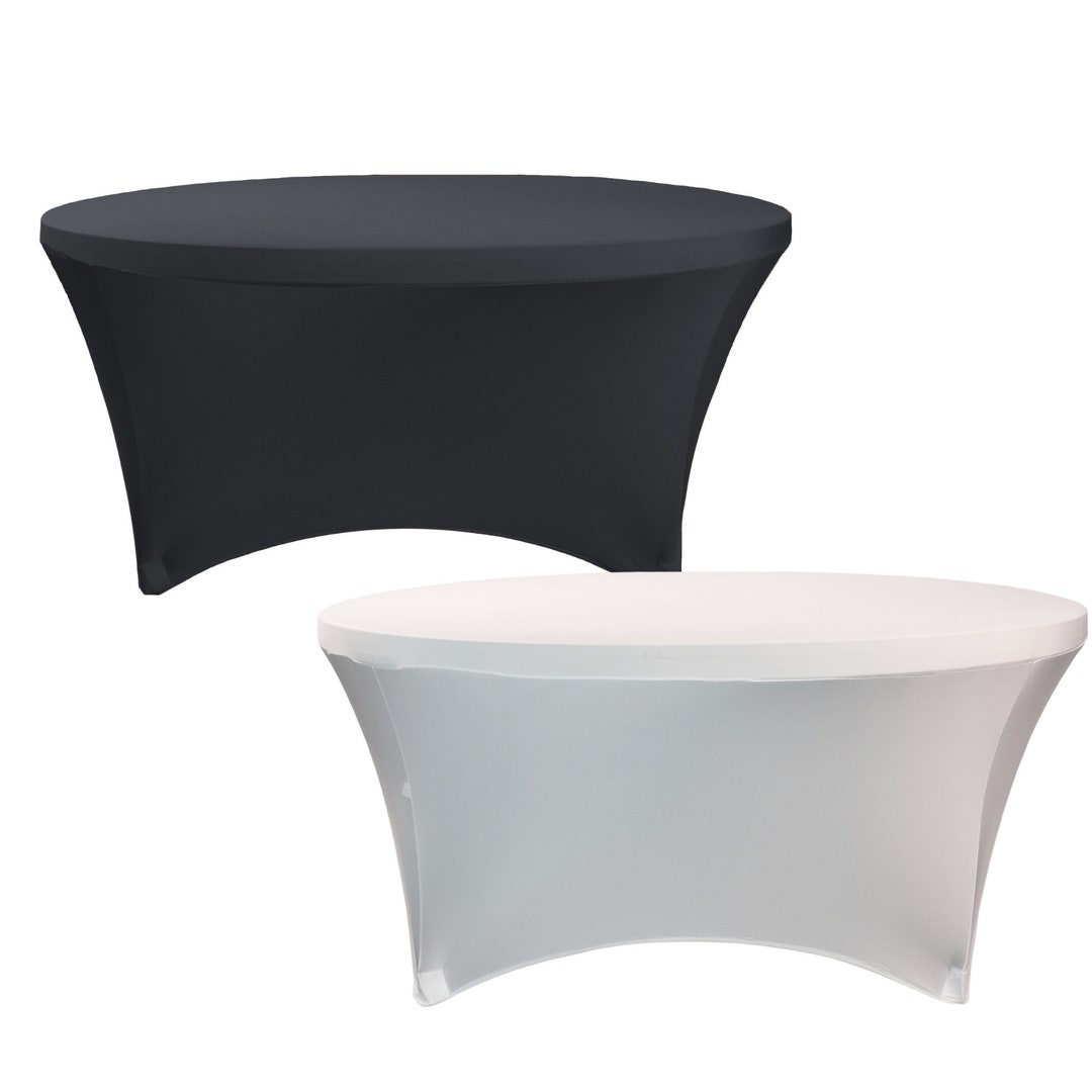 Spandex 4 FT Round Table Covers | Wholesale Wedding, Christmas, Holiday ...
