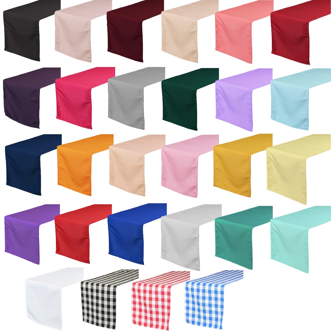 Polyester Table Runners 14 In. (w) X 108 In. (L) | Wedding Wholesale ...