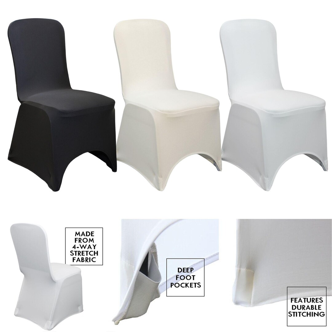 Square Top Spandex Banquet Chair Cover | Wedding Wholesale Wedding ...