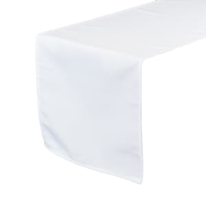 White Polyester Table Runner Wedding Table Runners - Etsy