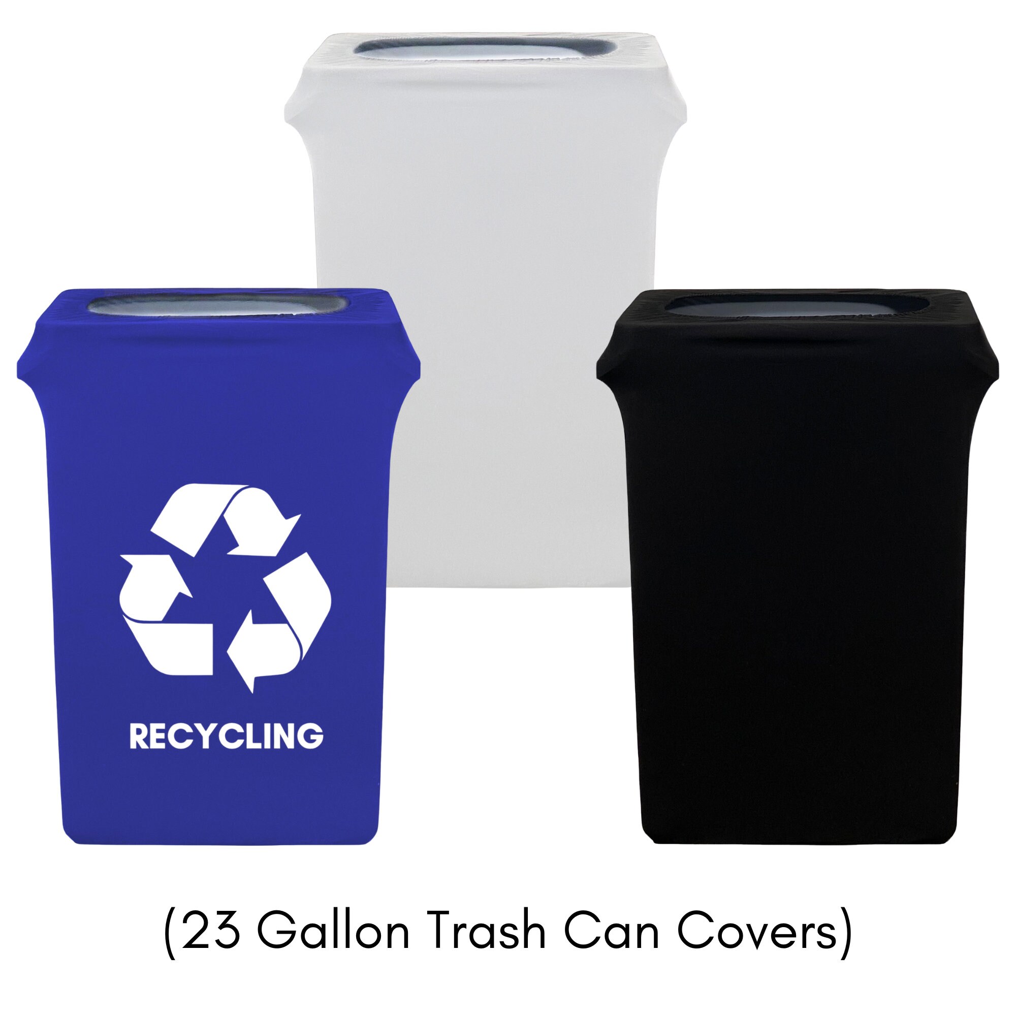 23 Gallon Spandex Trash Can/waste Container Covers | Trash Can Covers ...