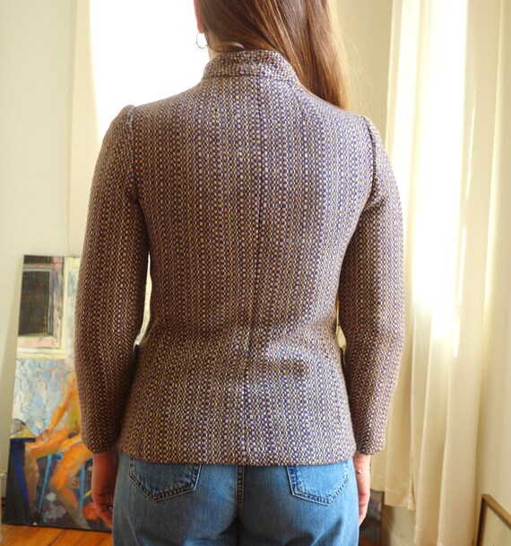 1960s-70s Purple Tweed Jacket - Gem