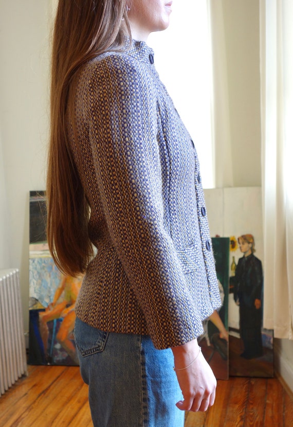 1960s-70s Purple Tweed Jacket - Gem