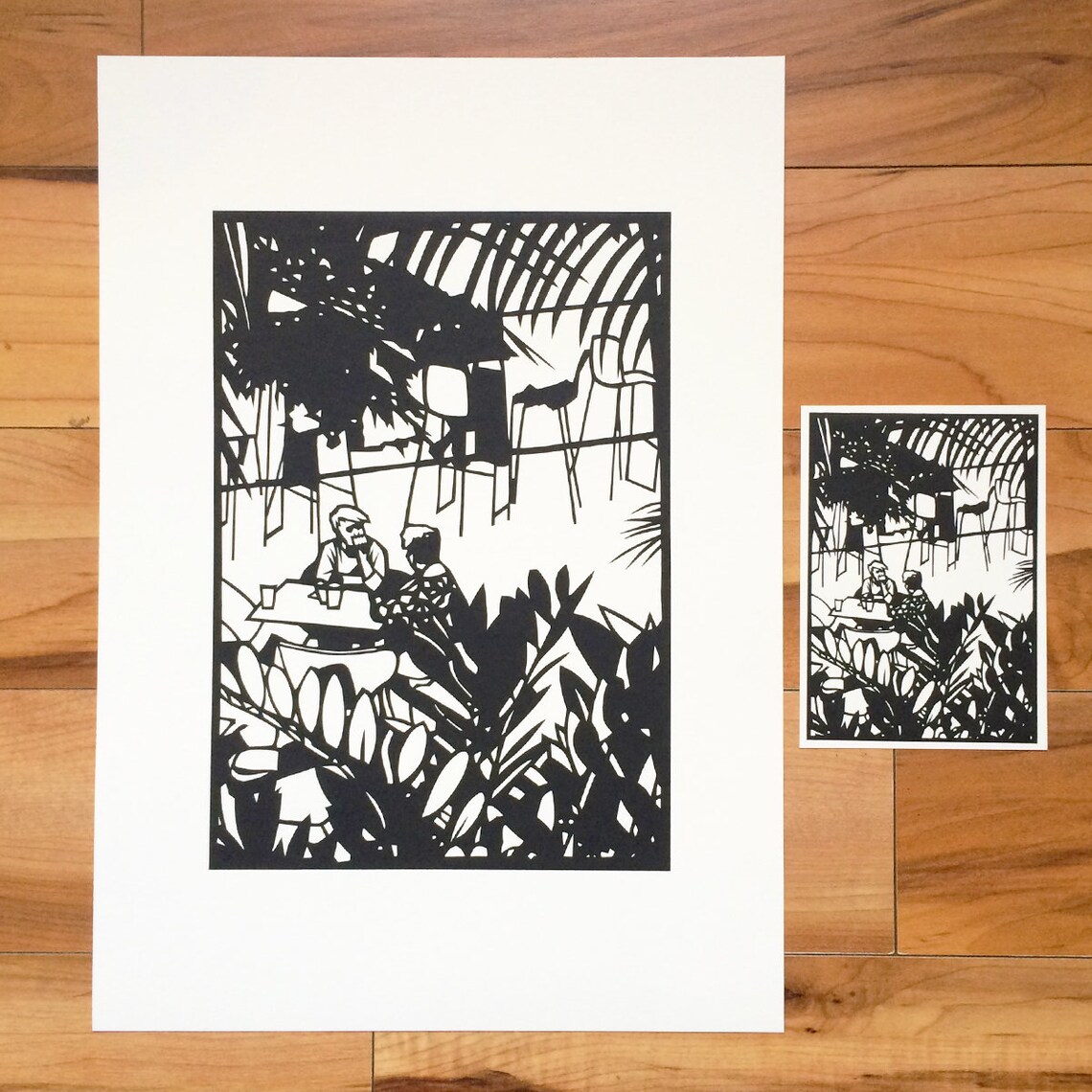 A3 Poster Limited Edition Paper Cutting, Hand Made Papercut Artwork ...
