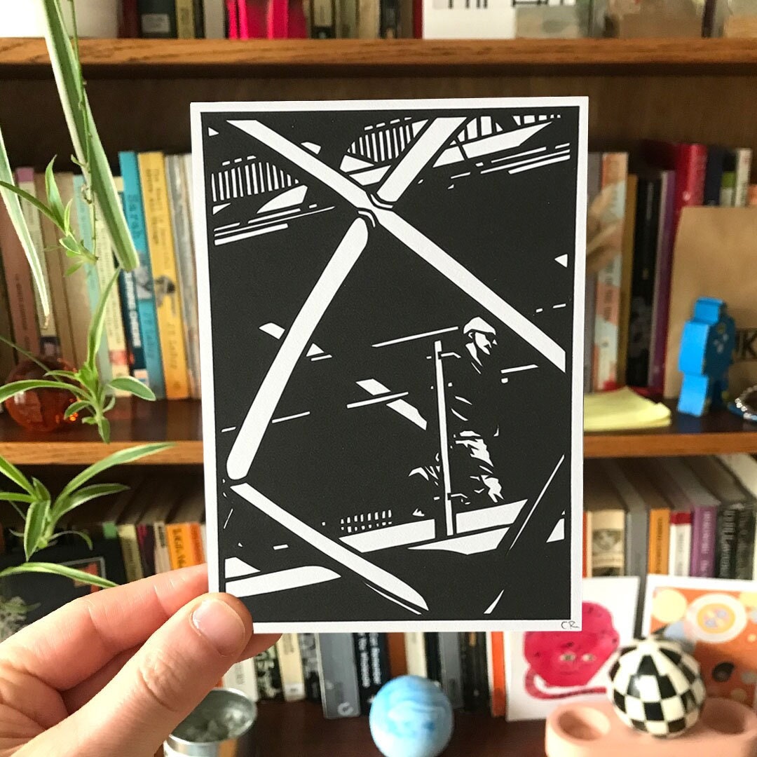 Architectural Hand Made Papercut Postcard. Original Hand Crafted Paper ...