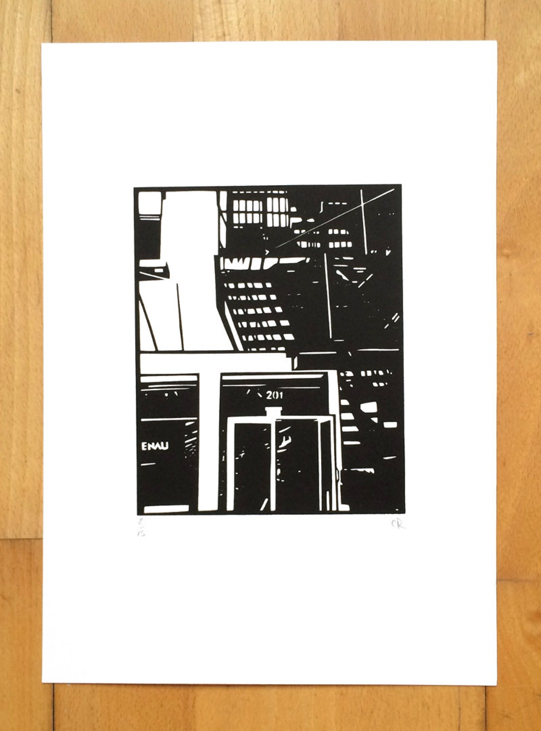 Screenprint New York Chinatown - Urban Street Art, Hand Pulled Fine Art ...