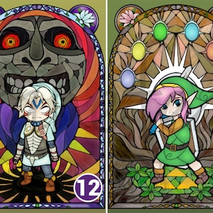 Toon Style Zelda Fanart Prints/posters Holographic Finish - Etsy