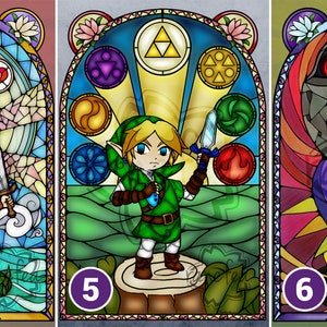 Toon Style Zelda Fanart Prints/posters, Holographic Finish, 11x17in - Etsy