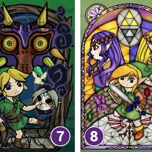 Toon Style Zelda Fanart Prints/posters Holographic Finish - Etsy