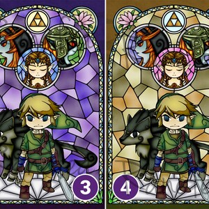 Toon Style Zelda Fanart Prints/posters Holographic Finish - Etsy