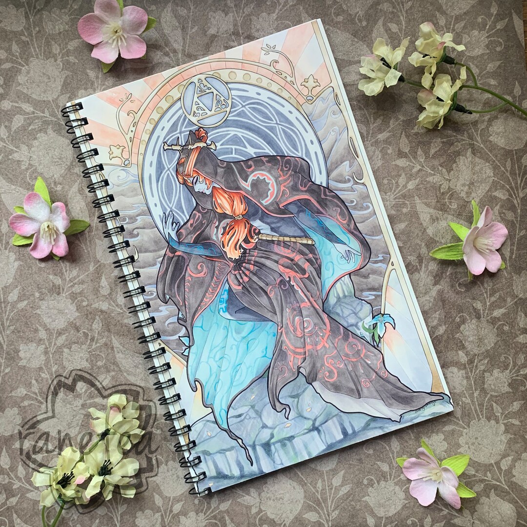 Midna Handmade Sketchbook | Spiral Bound | 5.5x8.5in/14x20cm/a5 | 30 ...