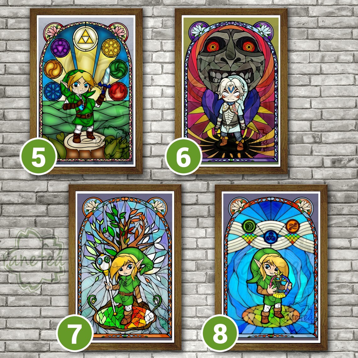 Toon Style Zelda Fanart Prints/posters, Holographic Finish, 11x17in - Etsy