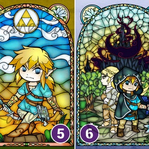 Toon Style Zelda Fanart Prints/posters Holographic Finish - Etsy