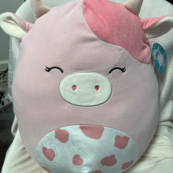 Pink Squishmallow Cow - Etsy