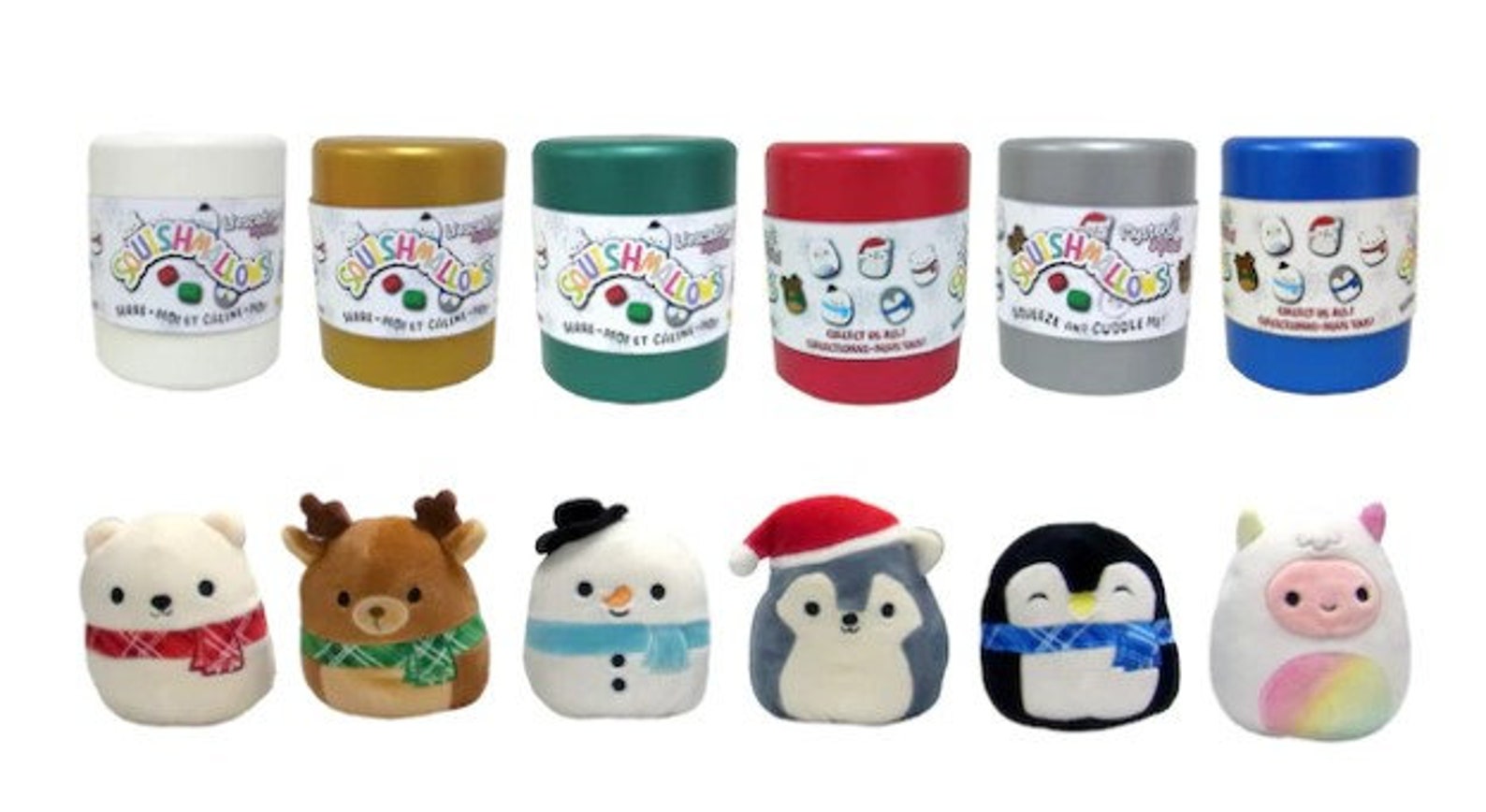 ONE 4 Squishmallow Christmas 2022 Mystery Capsule color - Etsy